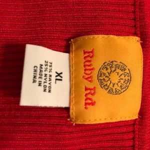 Ruby Rd. | Tops | Ruby Rd Red Beaded Tank | Poshmark